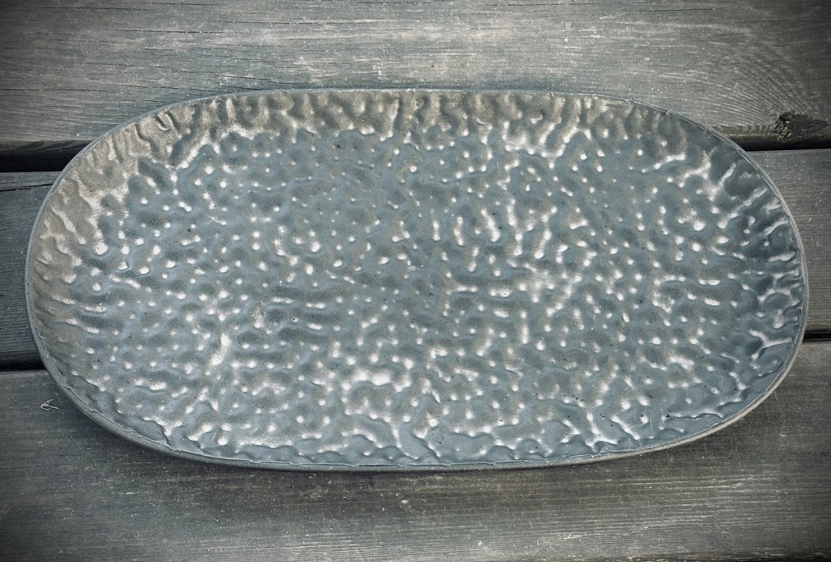 SORT METAL FAD DEKO OVAL - Jul - Trægården Kås A/S