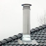 Skorsten til Brændeovn | Stålskorsten & Muret Skorsten - Køb her